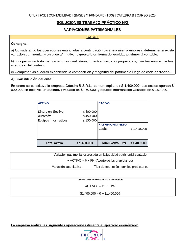 002 Soluciones Propuesta Trabajo Práctico N°2 - Curso 2025 | PDF ...
