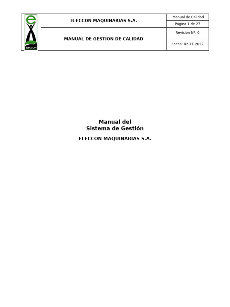Manual Del SGC . | PDF | Calidad (comercial) | Sistema de manejo de calidad