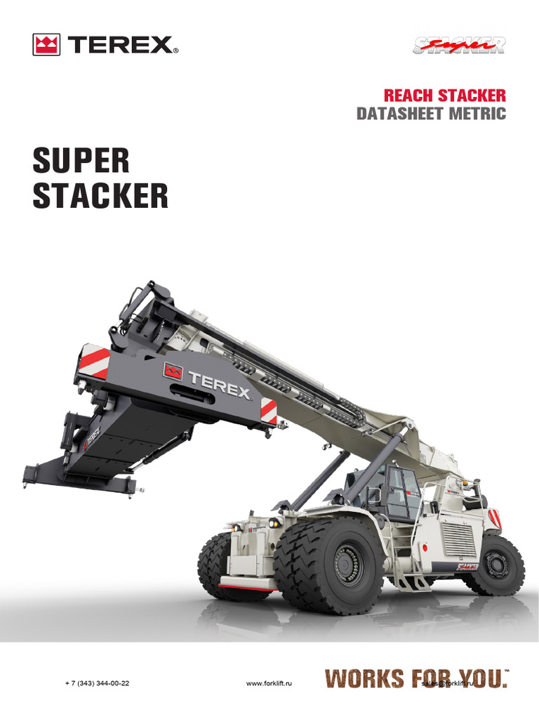 Reach Stacker Technical Datasheet | PDF | Transport | Vehicles