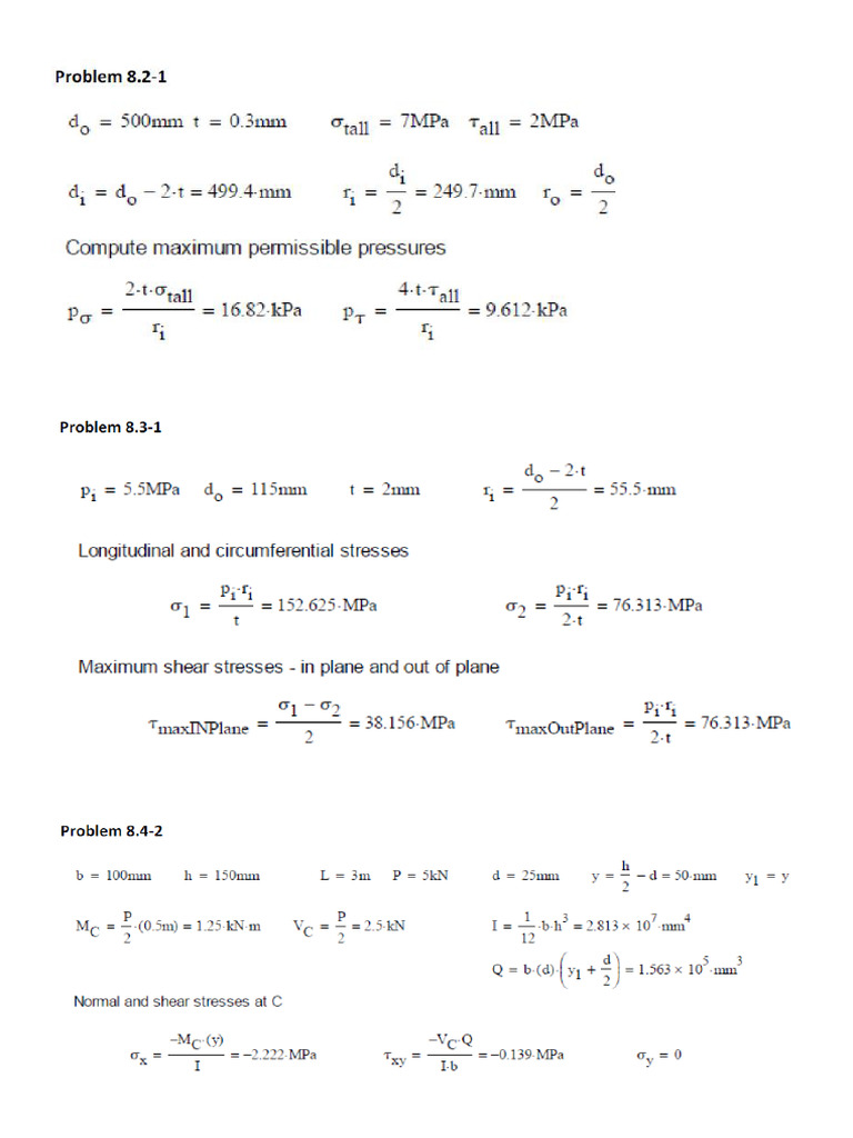 CH08 Solutions | PDF