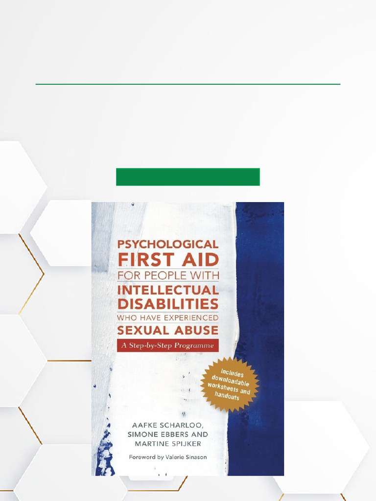 Psychological First Aid For People With Intellectual Disabilities Who ...