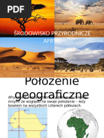 Afryka - Strefowosc Klimatyczna | PDF