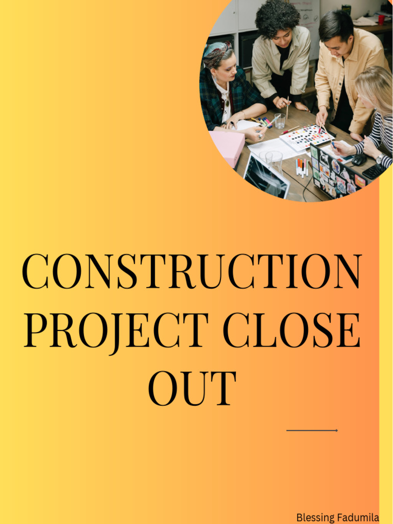 Construction Project Closeout Guide | PDF