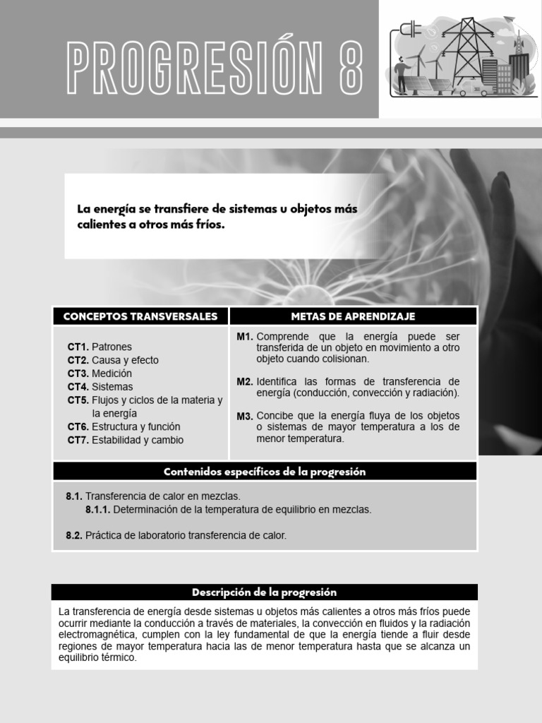 Progresión 8 | PDF | Calor | Temperatura