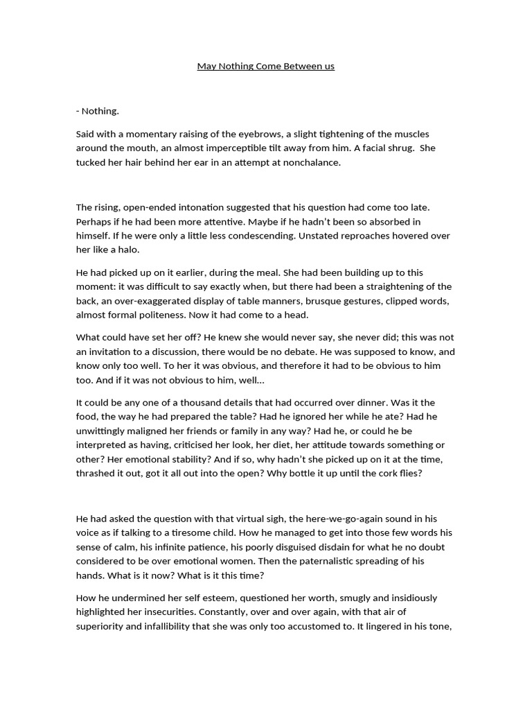 Emotional Disconnect in Relationships | PDF | Psychology