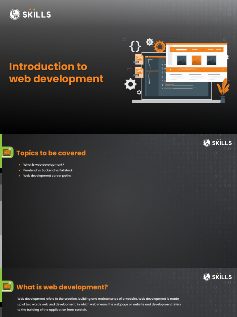 01 Introduction To Web Development | PDF