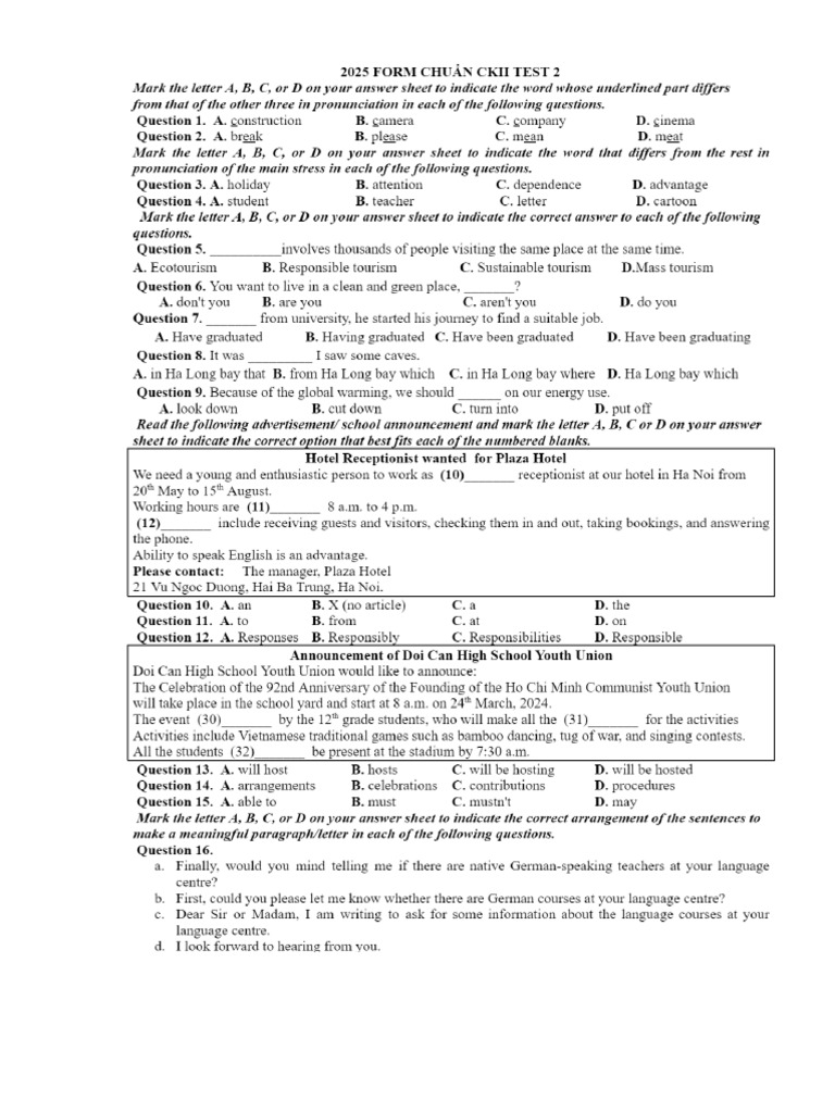 E11 Form HK 2 2025 | PDF
