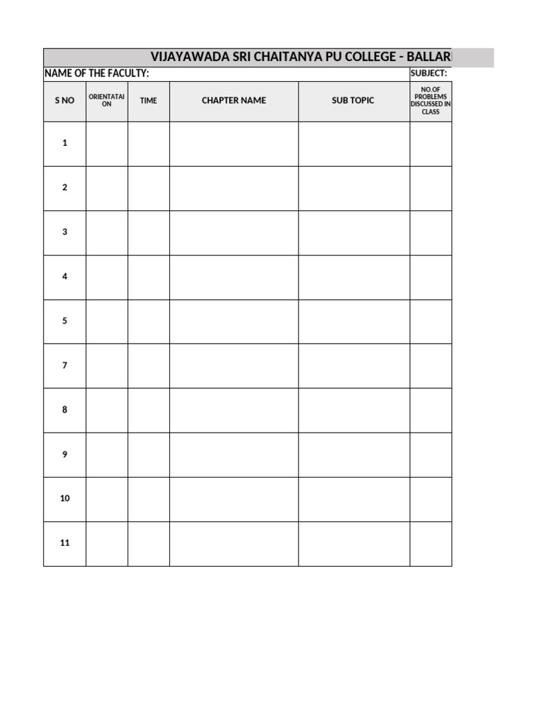 24-09-2024 Faculty Daily Schedule | PDF