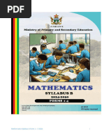 ZIMSEC O Level Maths Syllabus 2024 | PDF | Set (Mathematics) | Area