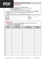 Safety Meeting Attendance Form | PDF