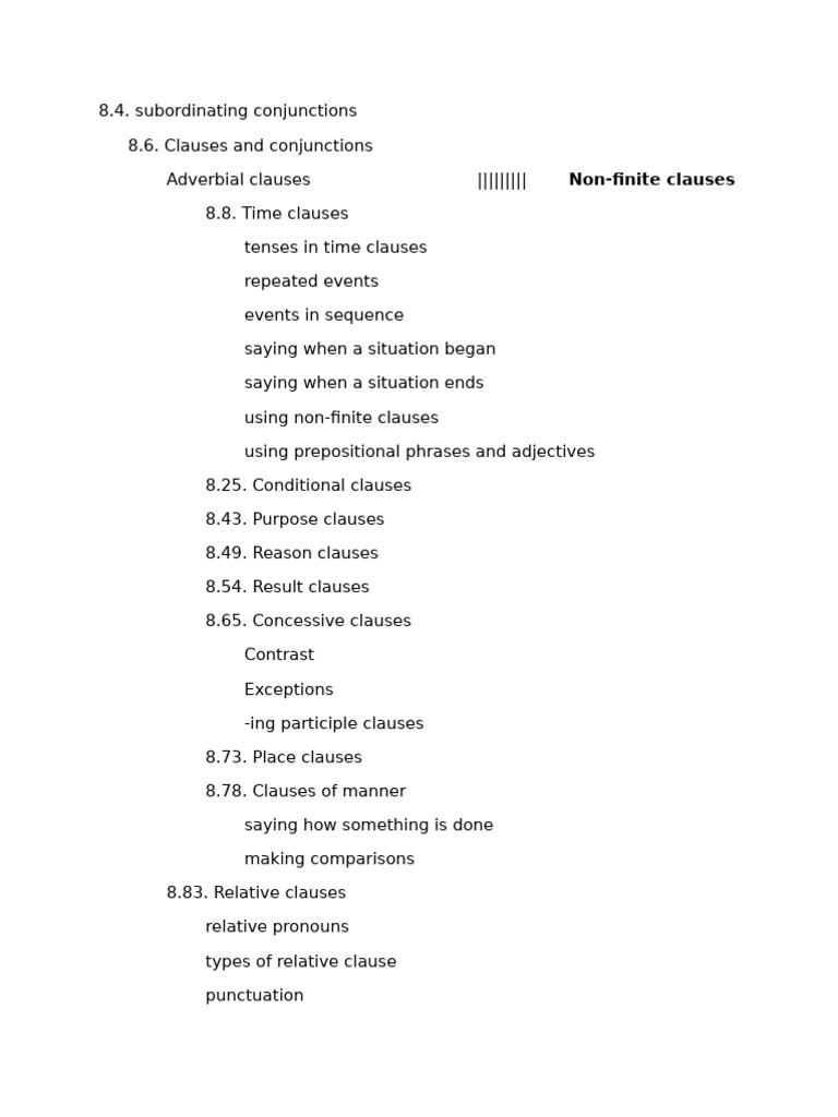 Understanding Clauses and Conjunctions | PDF | Clause | Languages