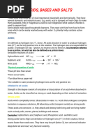 Mnemonics for Strong Acids and Bases | PDF | Acid | Analytical Chemistry