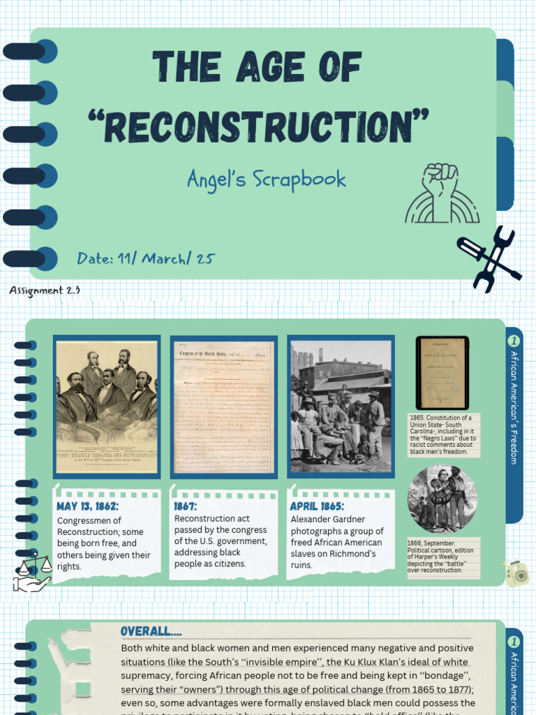 U.S. History - The Age of Reconstruction | PDF | Reconstruction Era ...