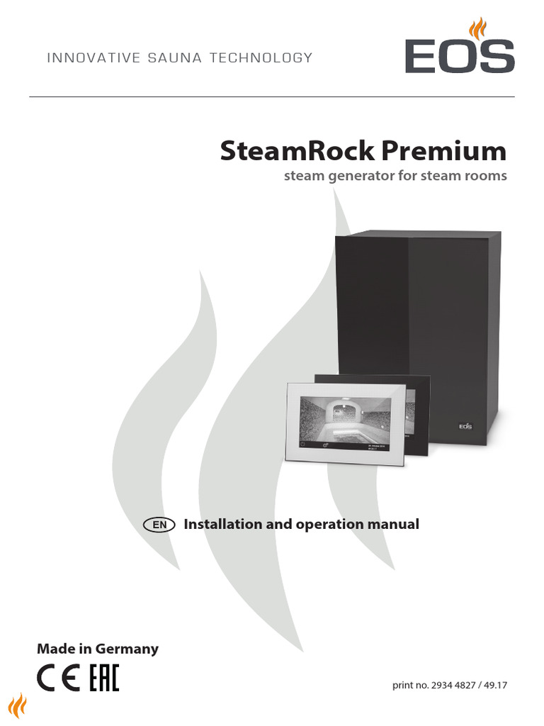 SteamRock-Premium - MA en | PDF | Water | Pump