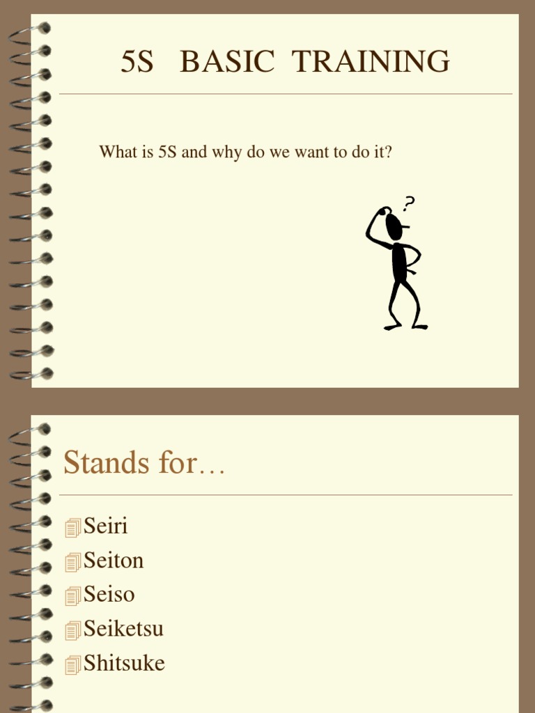 5S Basic Training: Whatis5Sandwhydowewanttodoit? | Download Free PDF ...