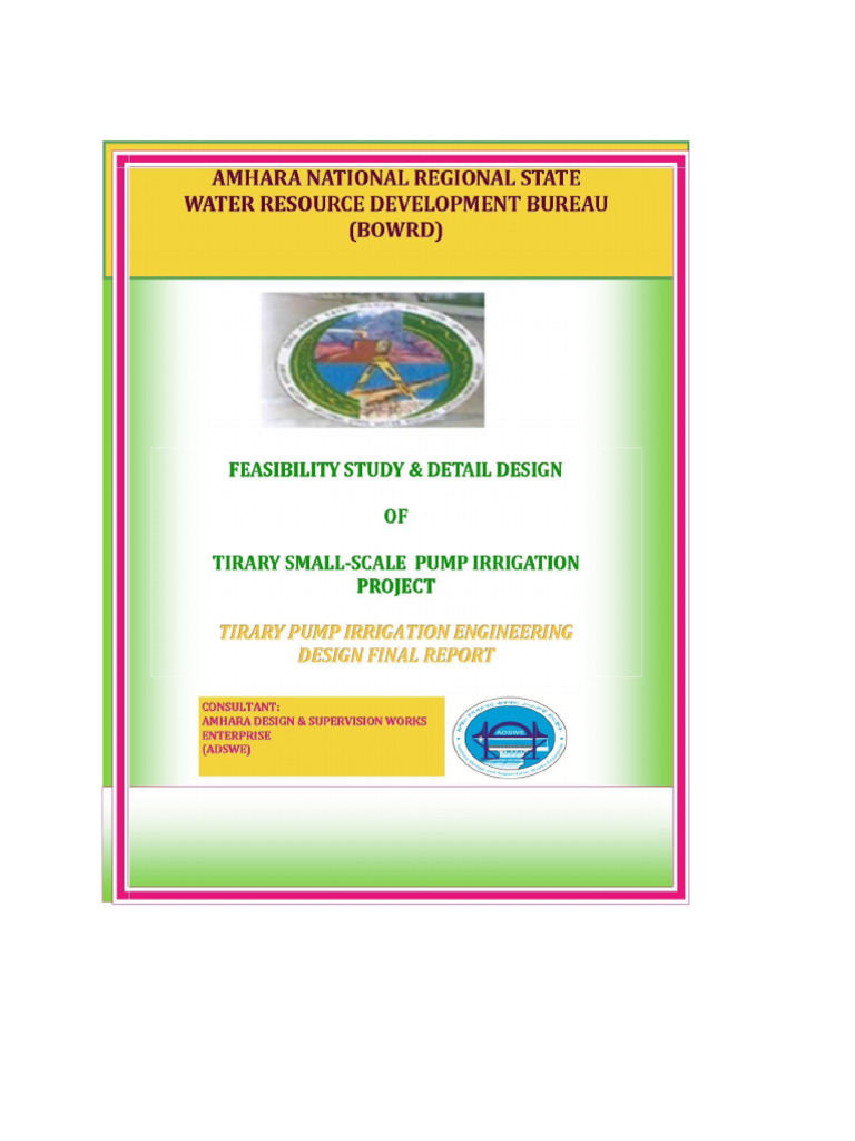 Trare Engineering Report | PDF | Drainage Basin | Irrigation