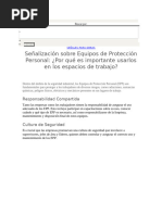 Norma de Senalizacion Uso de Los EPPs Personal y Colectiva | PDF ...
