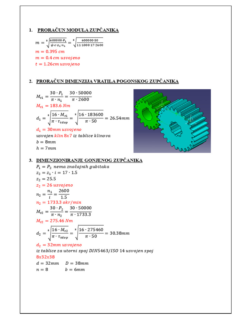 Zupcaniciproracun (1) Neureden | PDF