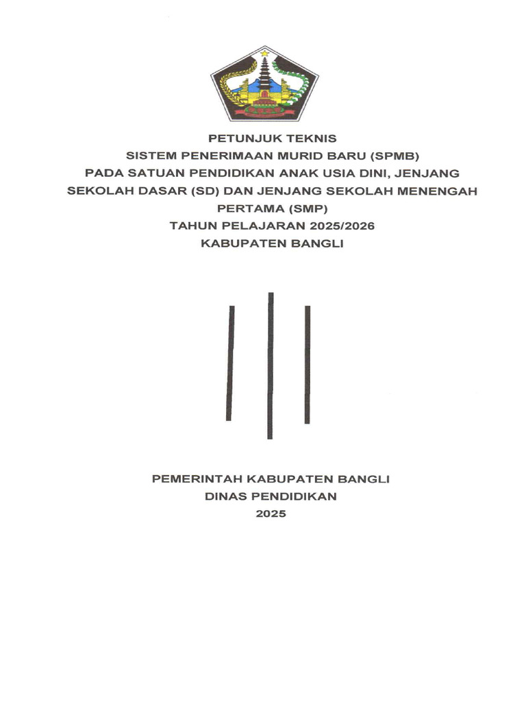 Juknis SPMB | PDF