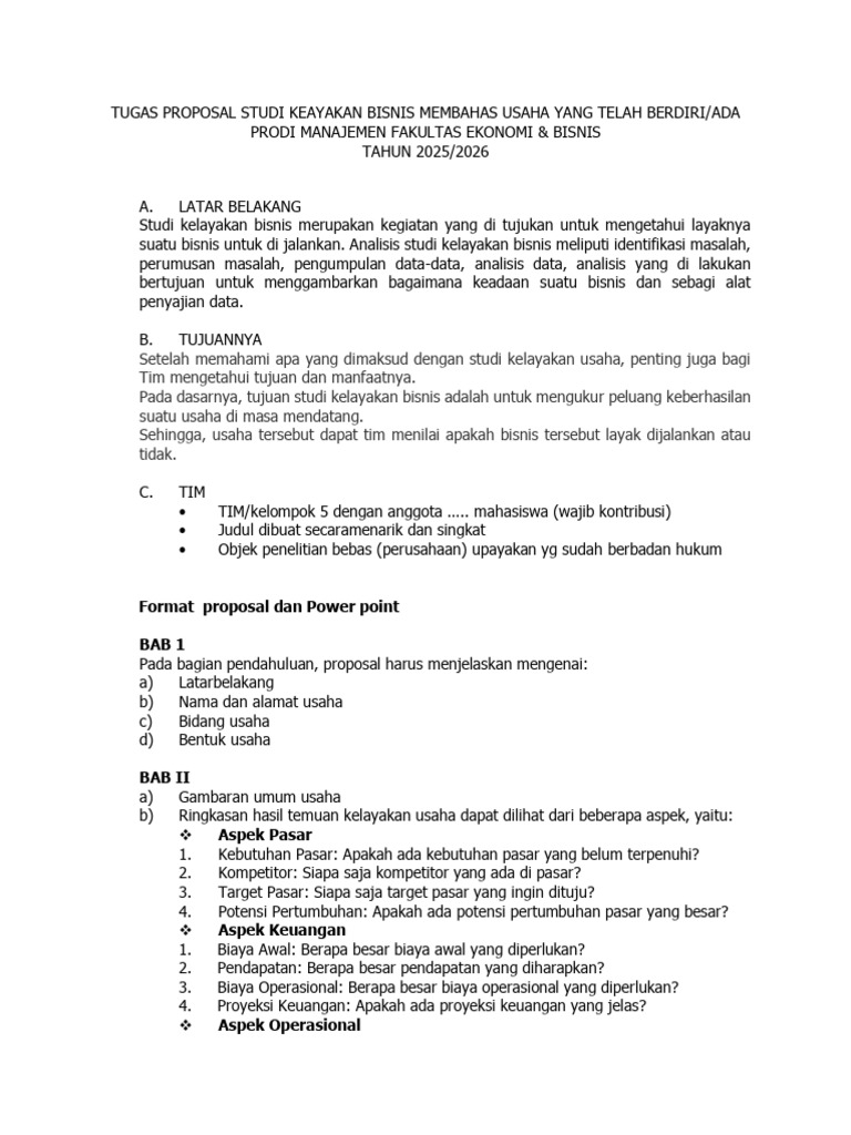 Proposal-Tugas - SKB | PDF