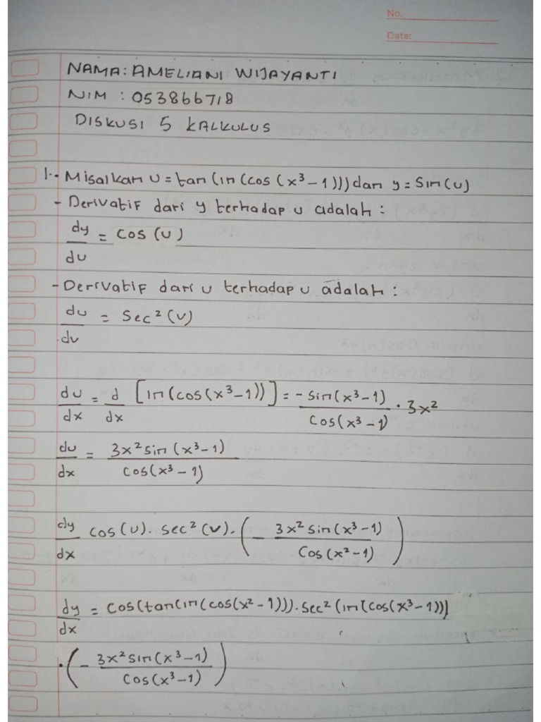 Materi Diskusi Kalkulus 5 | PDF