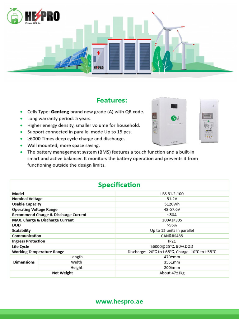 LBS 51.2 100 Hespro Datasheet | PDF