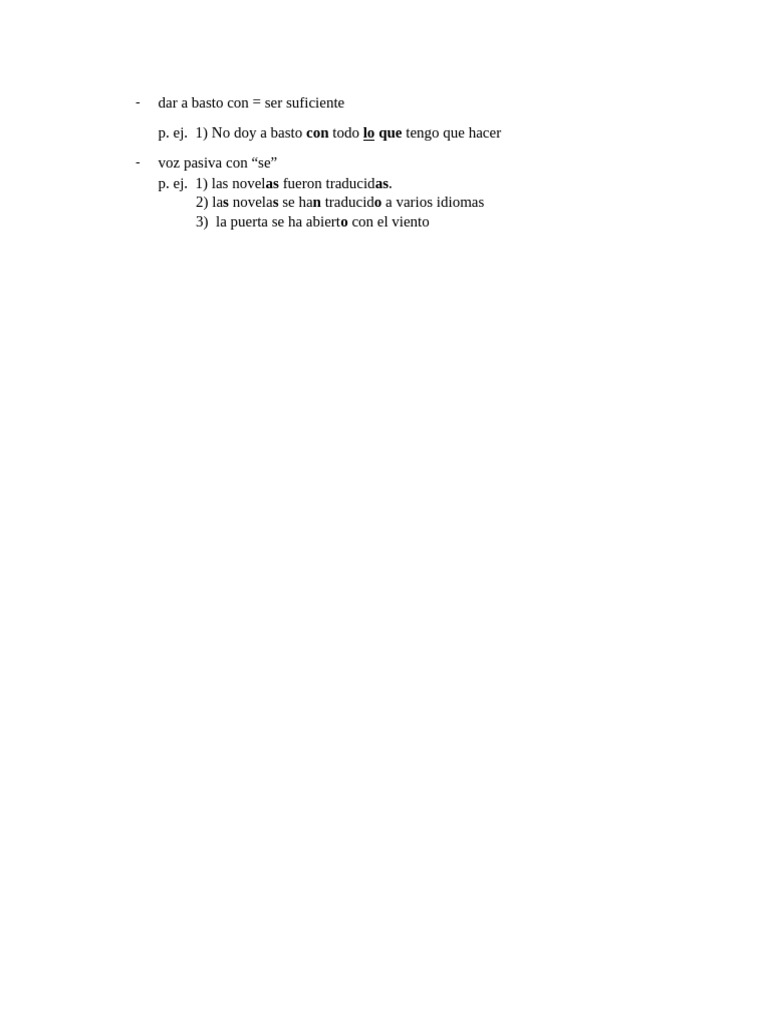 Dar A Basto Con | PDF