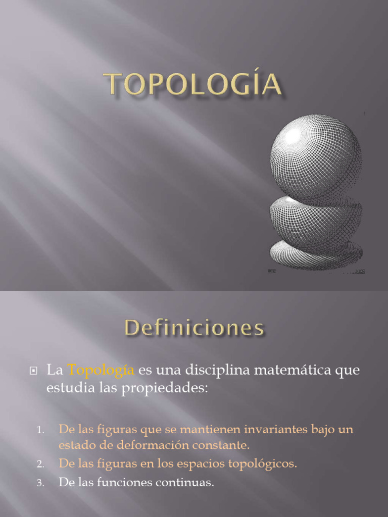 Topología | PDF | Topología | Geometría