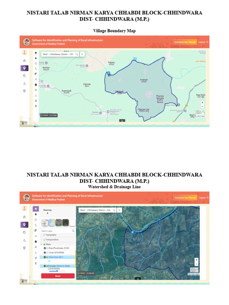 Chhindwara Block Map and Analysis | PDF