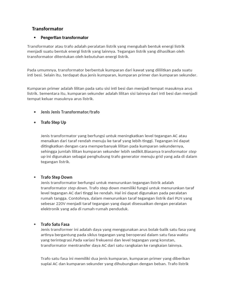 3.Transformator | PDF