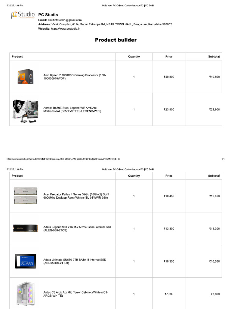PC Specs | PDF