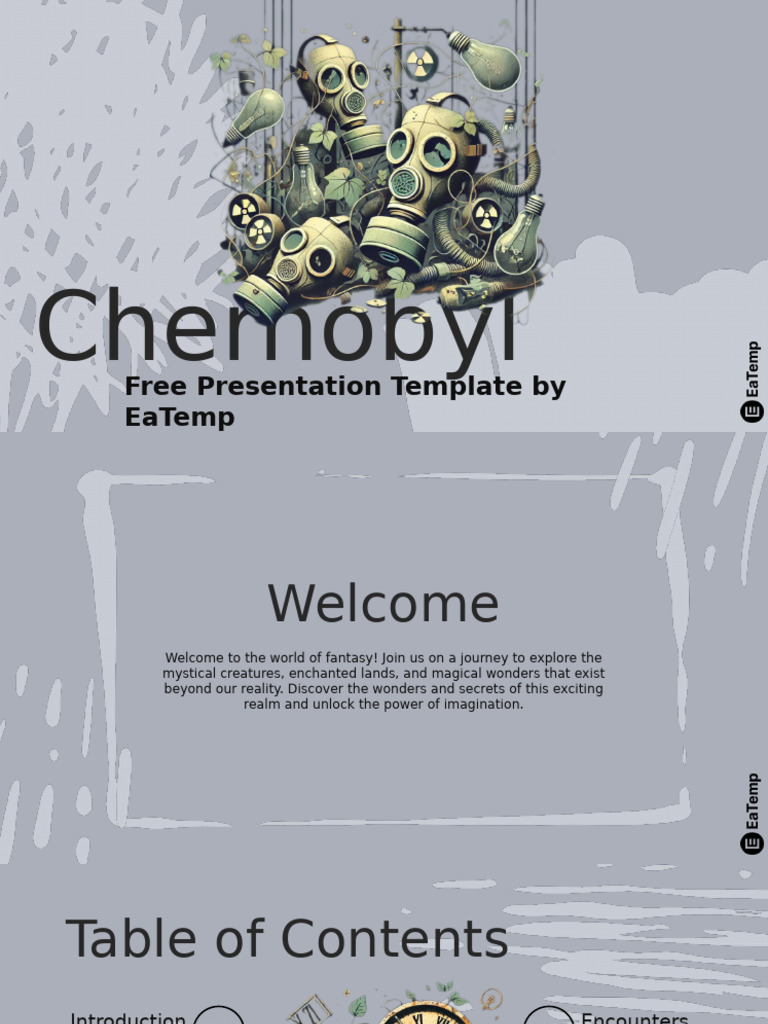 Chernobyl PowerPoint Template by EaTemp | PDF | Fantasy | Elves