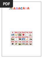 Apostila Abacada | PDF | Sílaba | Alfabetização