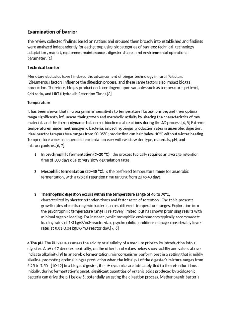Examination of Barrior 3 | PDF | Anaerobic Digestion | Biogas