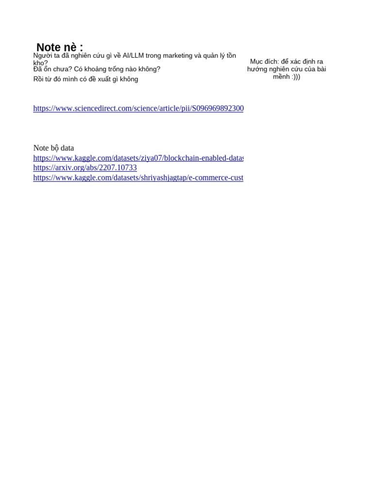 NCKH - Checklist | PDF