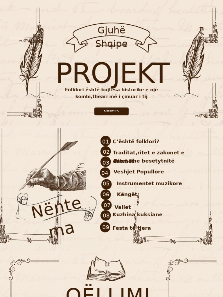 Projekt Gjuhë Shqipe | PDF