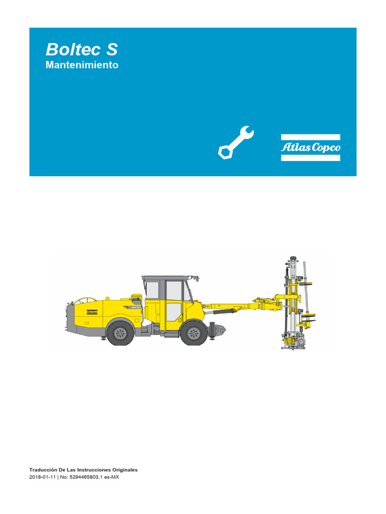 9852 3689 56f Maintenance instructions Boltec S | PDF | Eje ...
