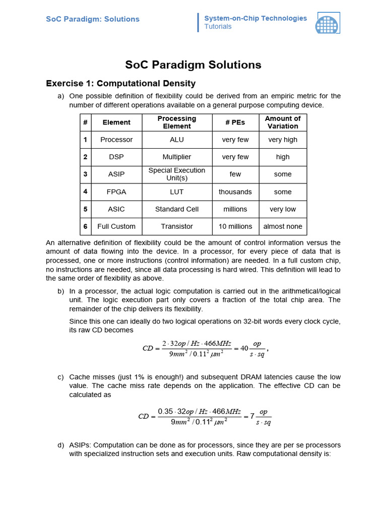 04tutorials Solutions | PDF | System On A Chip | Field Programmable Gate Array