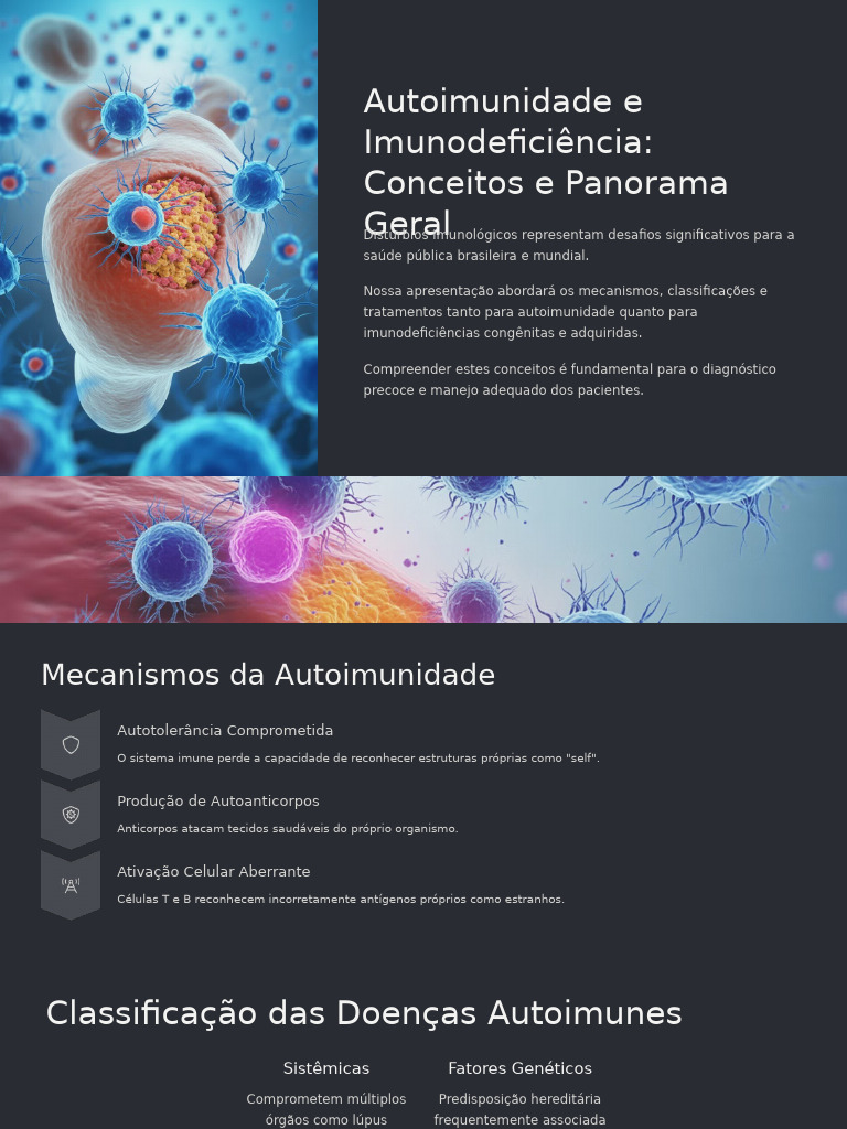 Autoimunidade e Imunodeficiencia Conceitos e Panorama Geral | PDF ...