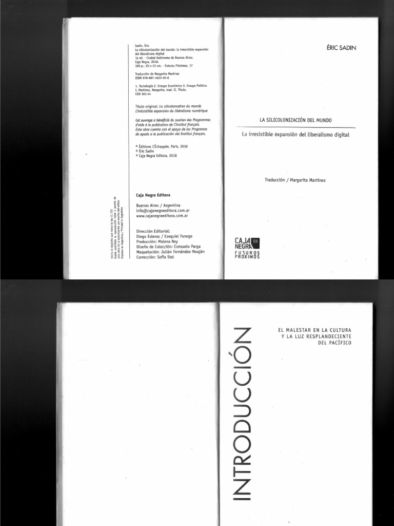 Sadin El Tiempo de La Catástrofes | PDF