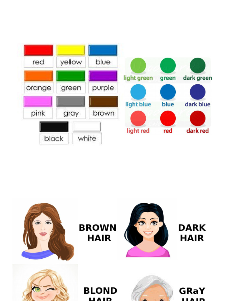 Hair and Eye Color Game Guide | PDF