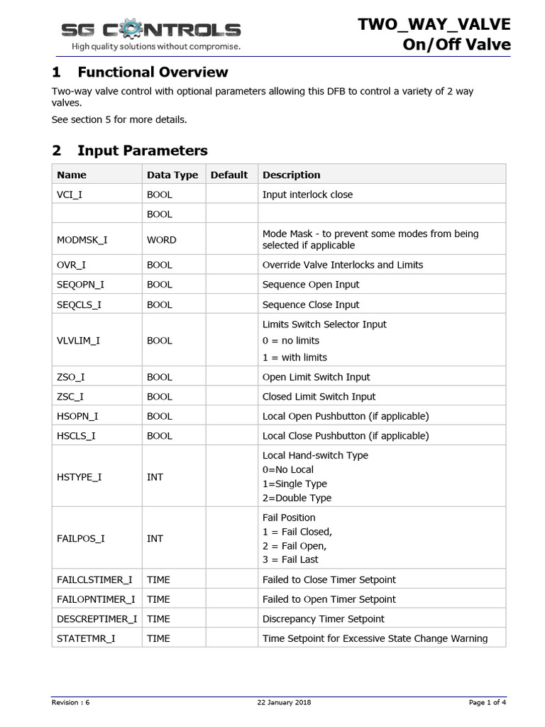 TWO_WAY_VALVE | PDF | Parameter (Computer Programming) | Computer Programming