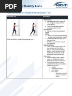 Great Toe and Toe ROM Assessment | PDF