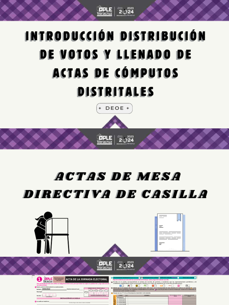 Presentación Actas Compressed | PDF | Votación | Político independiente