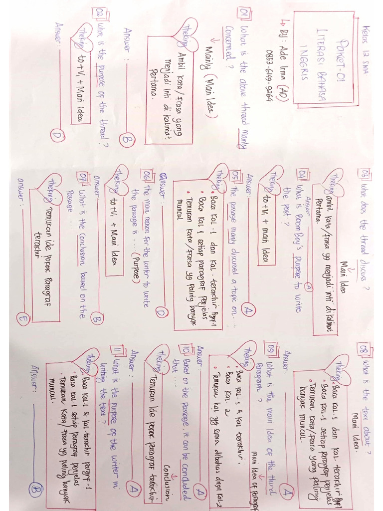 Pembahasan Paket 1 LNG 12 SMA | PDF