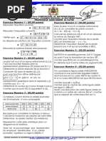 Examen Régional Mathématiques 3AC | PDF | Géométrie | Mathématiques