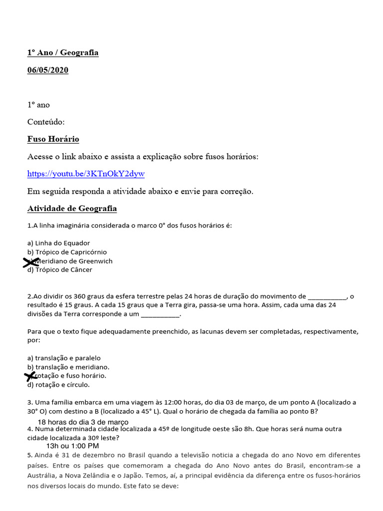 Editado - 1 Ano Atividade 06-05 | PDF