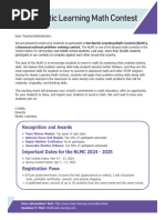 Purple Comet Math Meet | PDF