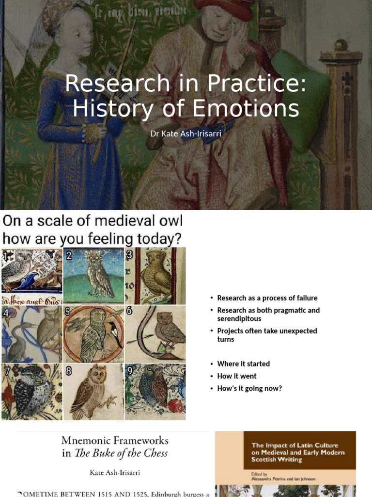 History of Emotions | PDF