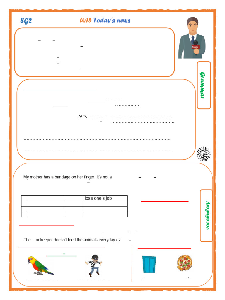 Revision SG2 U15 ET Asma | PDF